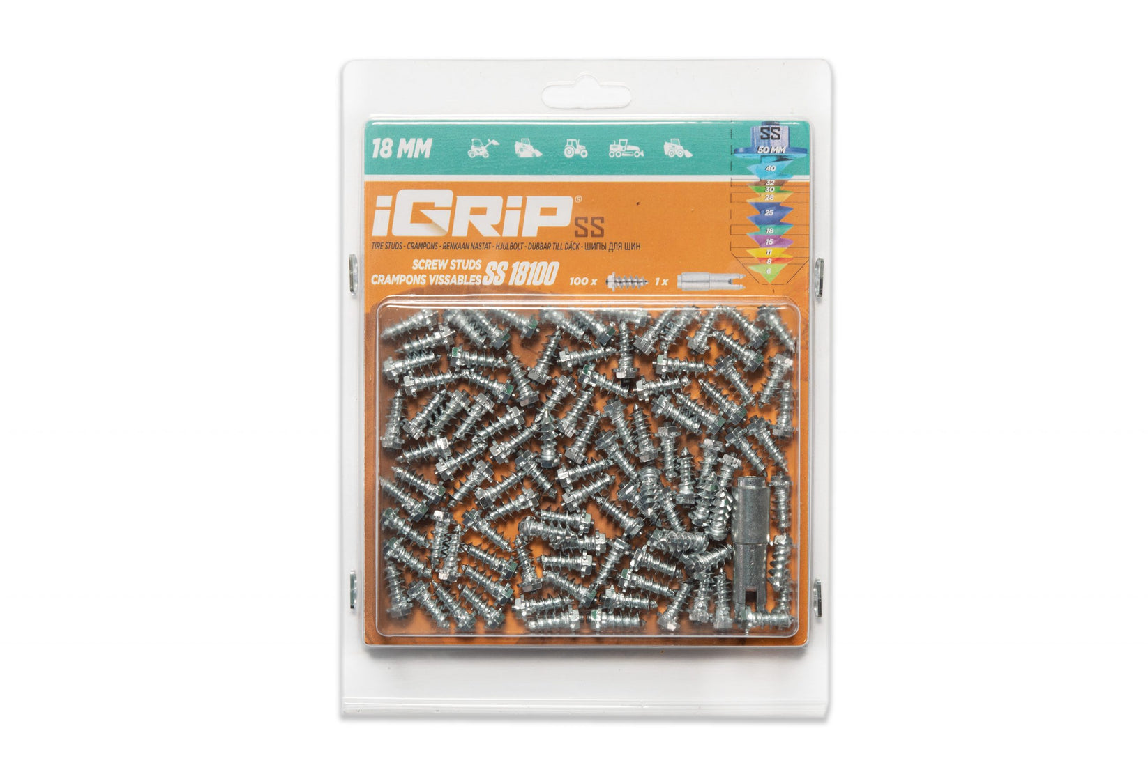 SS-18 iGrip Shouldered Tire Studs 18mm – Reliable Ice Traction – iGrip ...