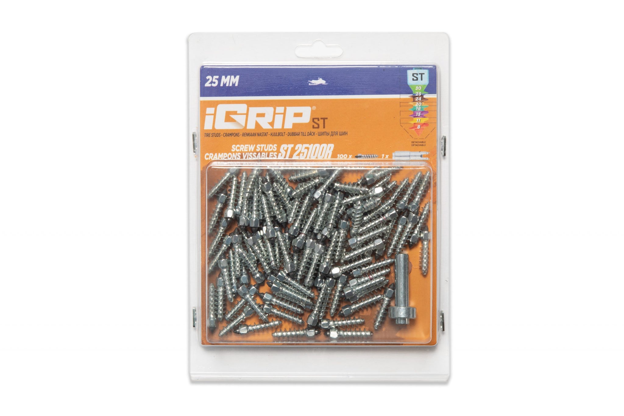 ST-25R iGrip Standard Racing Studs 25mm – Pro Ice Traction – iGrip Store